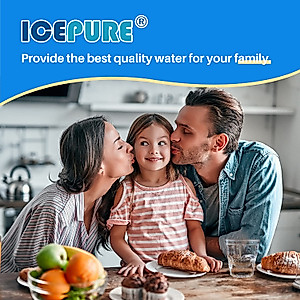 ICEPURE 1001122 Replacement Brita Maxtra+ Pitcher Water Filters，7 Stage Filteration System to Purify，Pack of 3