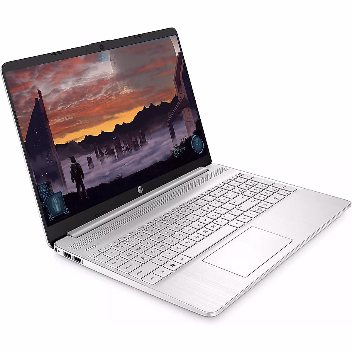 HP 2022 15'' FHD IPS Laptop, Windows 11, AMD Athlon Processor Up to 3.1GHz, 4GB RAM, 128GB SSD, HDMI, Super-Fast WiFi, Dale Silver (Renewed) (Dale Silver)