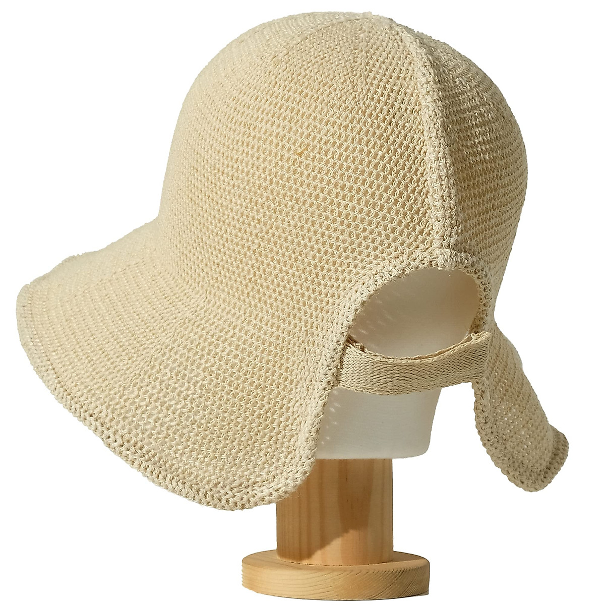 VIEWLAP Straw Sunblock Wide Brim Summer Beach Hat Breathable Summer Hat Foldable Outdoor hat (Light Beige)