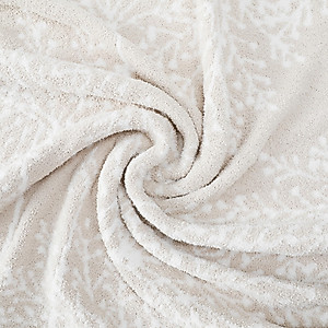 Throw Blanket, Knitted Blanket for Couch, Cozy Microfiber Reversible Fluffy Throw Blanke,Ultra Soft Spring Throw Blanket (Camel, 50 * 60)