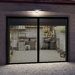 Leblett Magnetic Garage Door Screen,Fiberglass Garage Door Screen,Handsfree Entry Garage Screen,Heavy Duty Patio Porch Curtain,10 * 8Ft