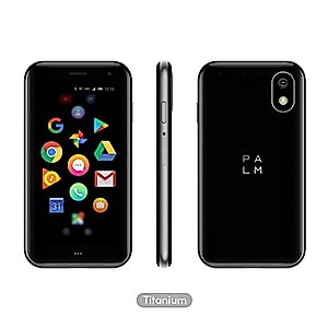 Palm Phone PVG100 (The Small Premium Unlocked Phone), 4G LTE, 32GB Memory, Titanium - Unlocked