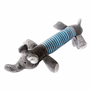 giveyoulucky Cute Dog Toy Pet Puppy Plush Sound Chew Squeaker Squeaky Pig Elephant Duck Toy - 1