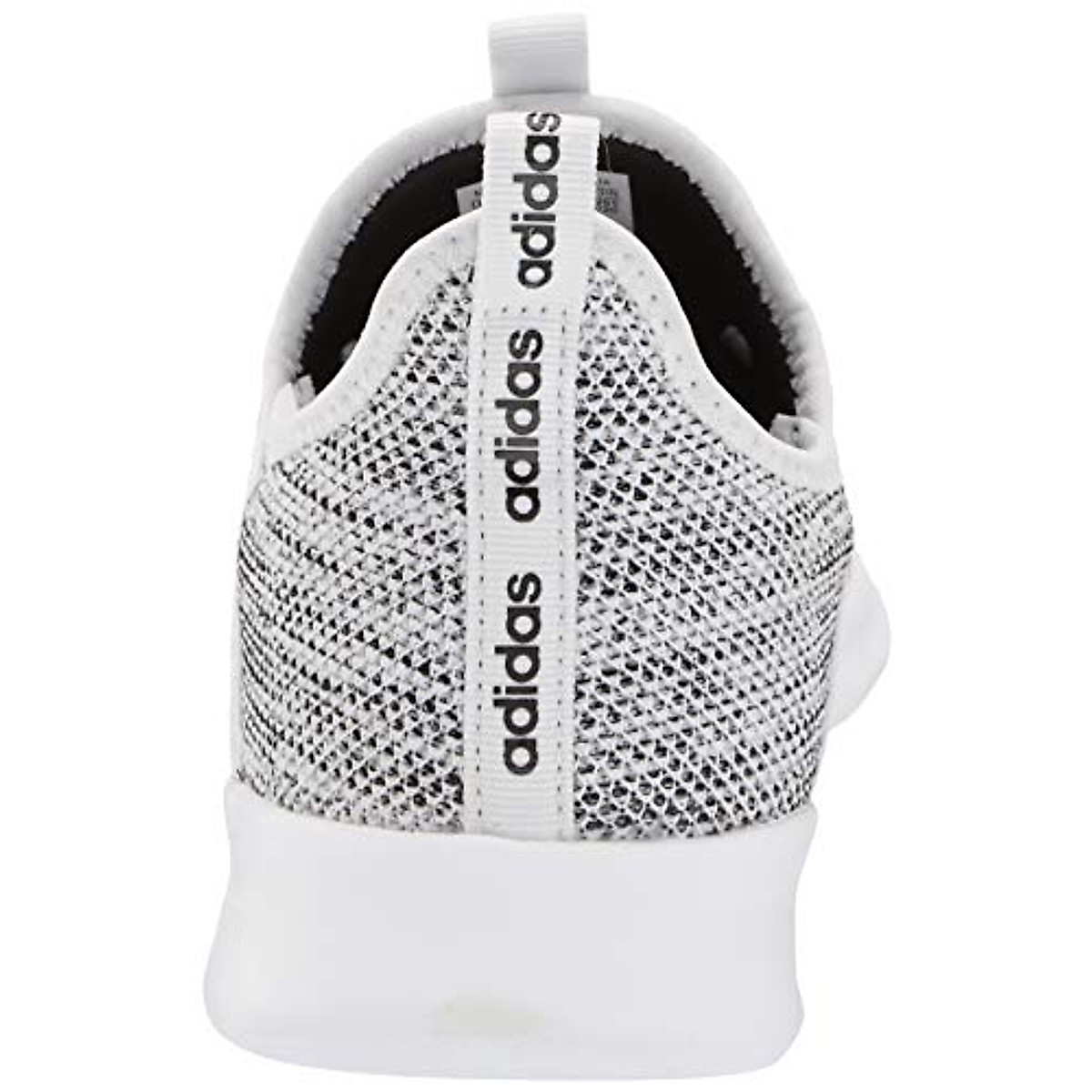 adidas Women's Cloudfoam Pure Running Shoe, White/White/Black, 5