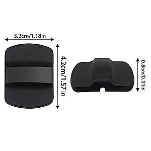 20oz Magnetic Tumbler Lid 2Pack,Compatible with Ozark Trail,Old Style Rtic,YETI Rambler and More,Magnetic Slider Switch Spill Proof Tumbler Cover (2 Pack, Black)