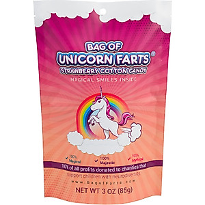Bag of Unicorn Farts Strawberry Cotton Candy, 1 pack / 3 ounces