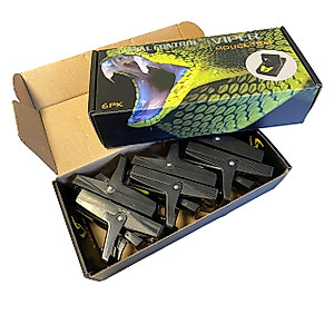 Viper Mouse Traps Lightning Fast Snap Trap, Premium Disposable or Reusable Mouse Traps (Viper Mouse Trap - 6 Pack)