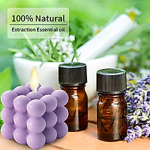 Scented Bubble Candles Gifts Set for Women, Large Candles for Home Decor Scented, 2 x 5.4 oz Soy Wax Aromatherapy Candles, Cube Aesthetic Candle, Ideal Gifts for Valentines Day, Mother's Day, Birthday