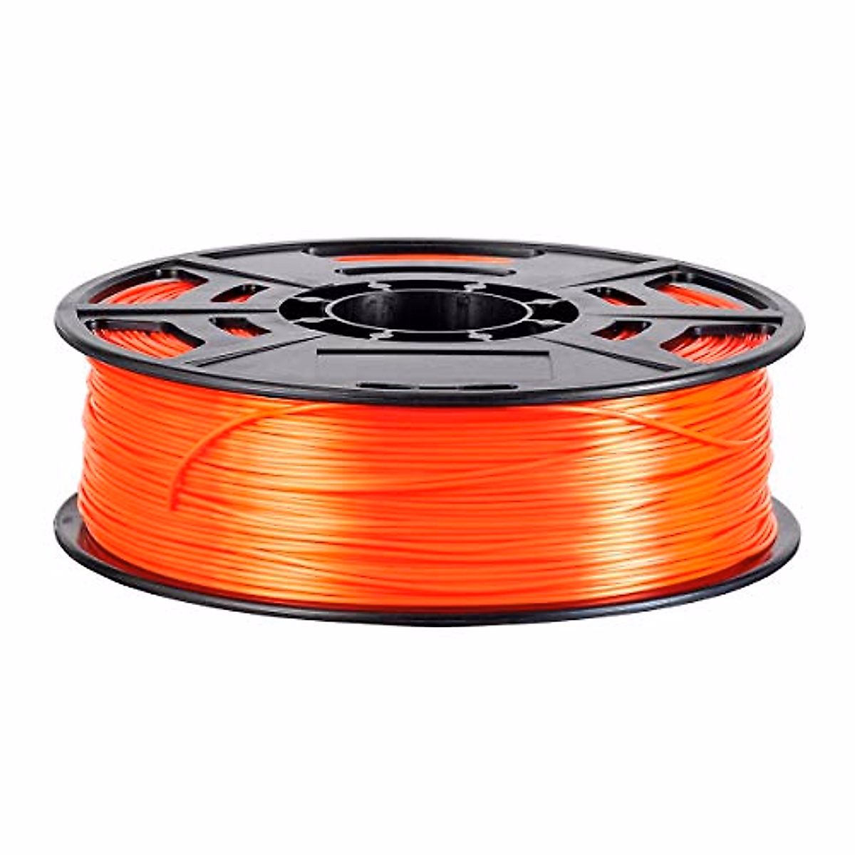 Monoprice Hi-Gloss 3D Printer Filament PLA 1.75mm - 1kg/Spool - Orange Red, Works with All PLA Compatible 3D Printers