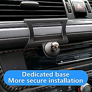 musttrue LUNQIN Car Phone Holder for 2012-2018 Audi A6 S6 A7 S7 RS6 RS7 Allroad Auto Accessories Navigation Bracket Interior Decoration Mobile Cell Mirror Phone Mount