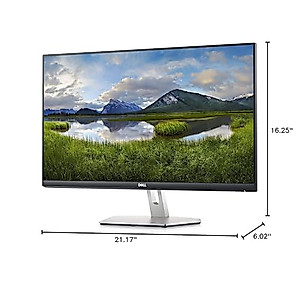 Dell S2721Q 27 Inch 4K UHD, IPS Ultra-Thin Bezel Monitor, AMD FreeSync, HDMI, DisplayPort, VESA Certified, Silver