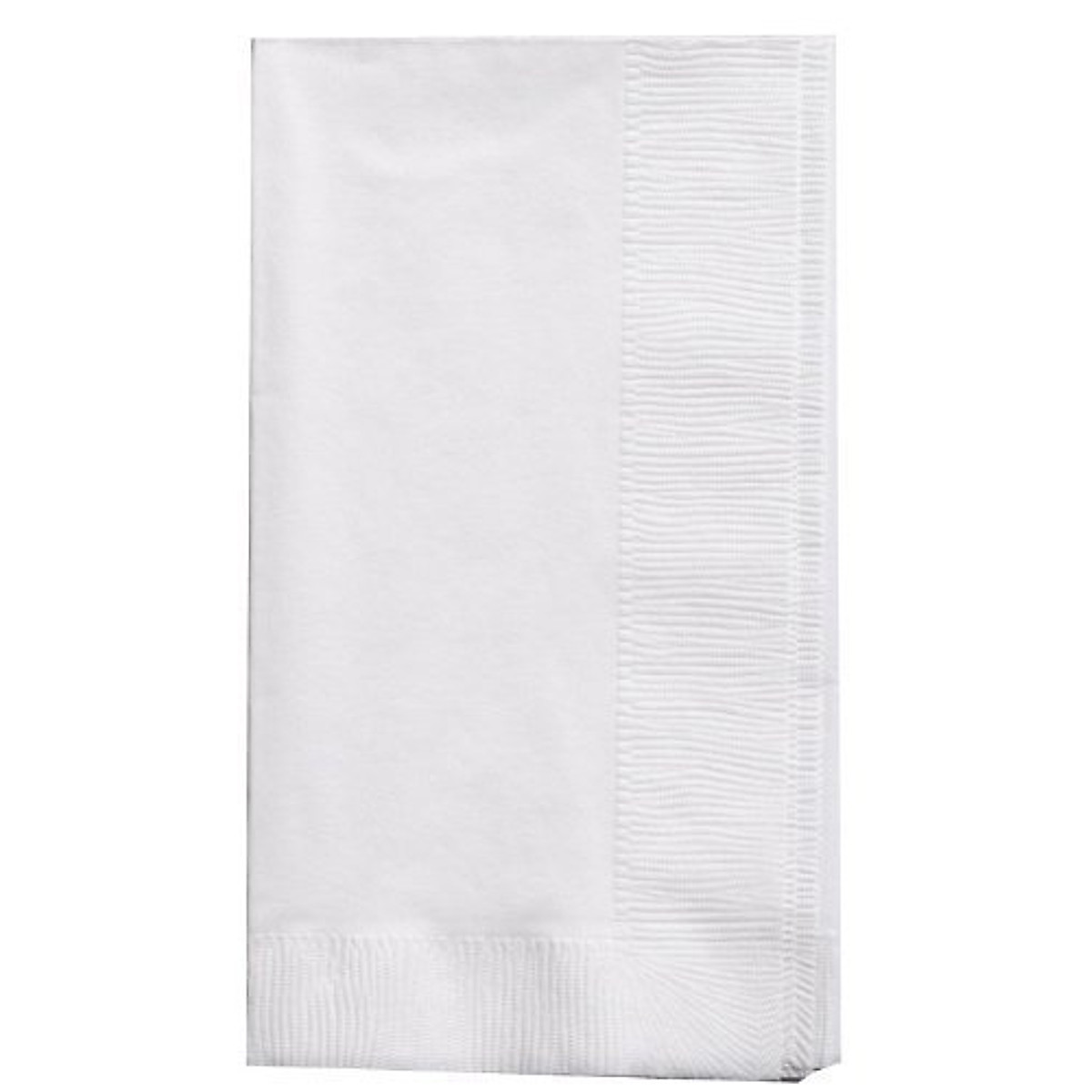 Bell Marque White Dinner Napkin-300 2-Ply White Dinner Napkins, 0.1" Height, 17" width, 15" Length (Pack of 300)