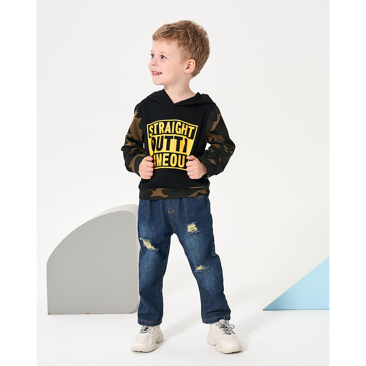 2 3 Year Old Boy Clothes Hoodie Baby Boy Winter Outfits Denim Jeans Baby Sweatsuit Outfit 2T 3T Boy Clothes Fall Camo
