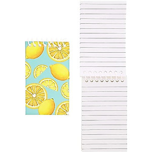 Juvale Mini Spiral-Bound Notebooks with 4 Fruit Designs (3 x 5 Inches, 24-Pack)