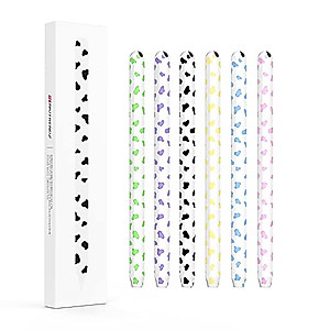 NIUTRENDZ Cow Print Case for Apple Pencil 2nd Generation Cover Protective Silicone Sleeve Skin Accessories Compatible with Apple Pencil 2nd Gen (Black)