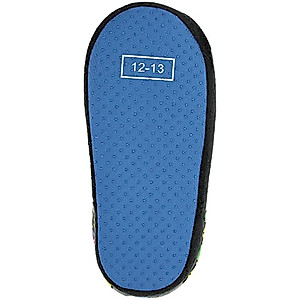 SUPER MARIO Boys' Mariokart Slippers Mismatch Bootie, Grey, Little Kid Size 10/11