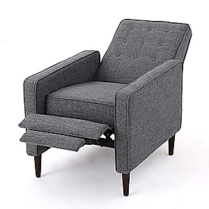 Christopher Knight Home Mid Century Modern Recliner Grey