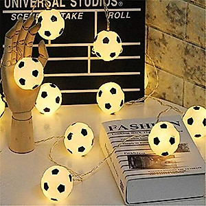 Venhoy String Lights LED Football Shell Light String, Curtain Light, Fairy String Light, Starry String Lights, Garden, Patio, Home, Wedding, Party, Christmas (Size : 20 Lights)