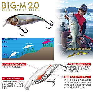 Megabass Big M 2.0 Giant Crank 126 mm Floating Lure GG Wild Gill BM (6142)
