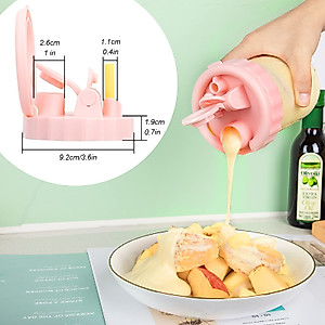 Mason Jar Lids, Wide Mouth Flip Cap Mason Lids with Straw Reusable Drinking Canning Lids Leak-proof Airtight Seal Easy Pouring Spout for Milk Coffee Lemonade Salad Dressings(Pink, Blue, 2)