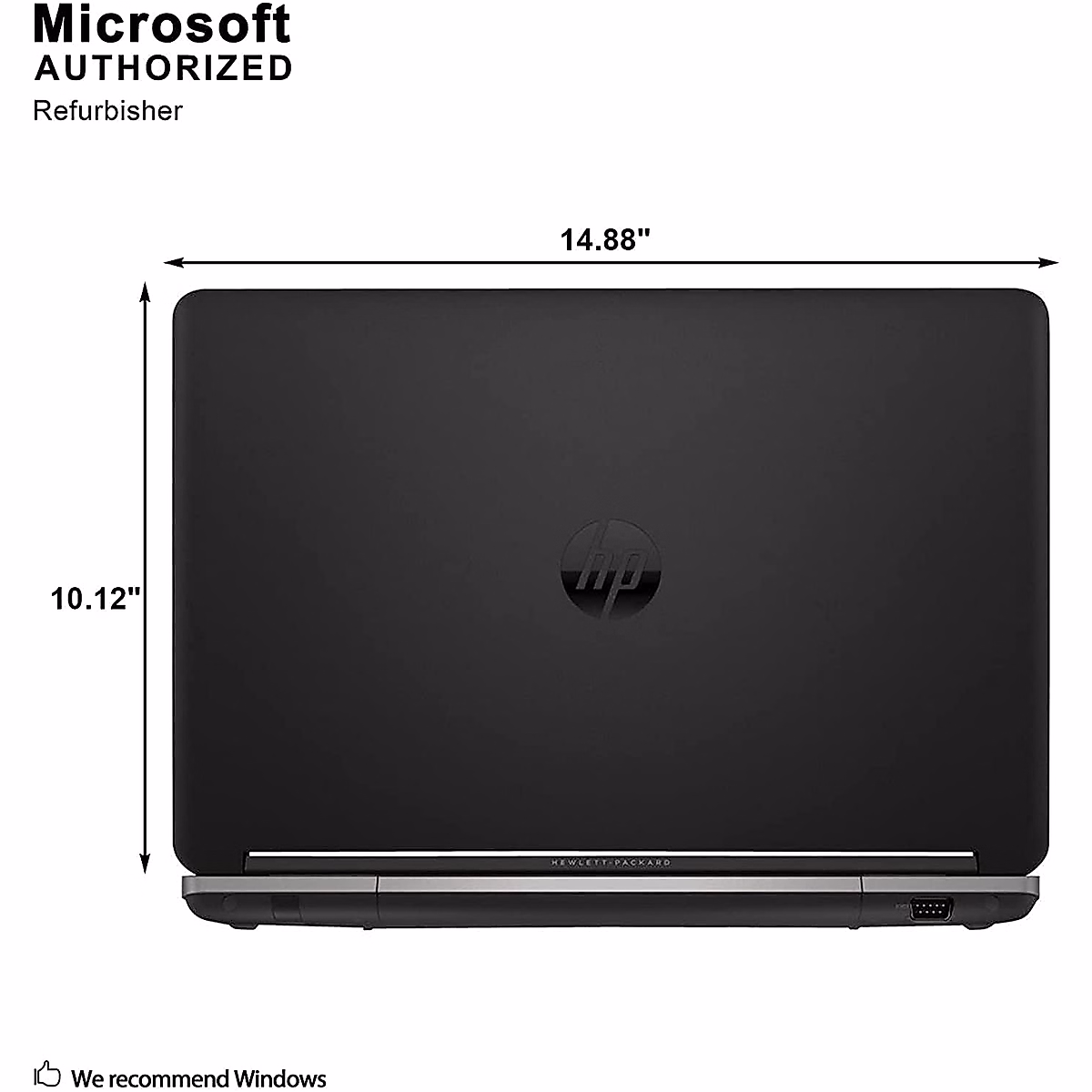 HP ProBook 650 G1 15.6inch Business Laptop, Super Fast Intel Quad Core i7-4800MQ Up To 3.7 GHz, 16GB DDR3, 512GB SSD, DVD, Webcam, USB 3.0, Win 10 Pro Black 15-15.99 inches