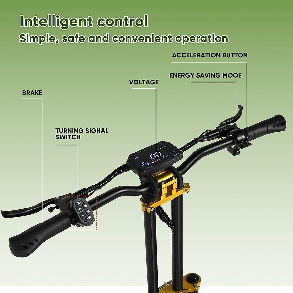 MORADVEN Adult Electric Scooter, 11-inch 6000W high Power Dual Drive Sports Scooter with seat, 7-inch LCD Display 60V40AH Range 80 Miles, Maximum Speed 60MPH, Off-Road Tires Electric Scooter.