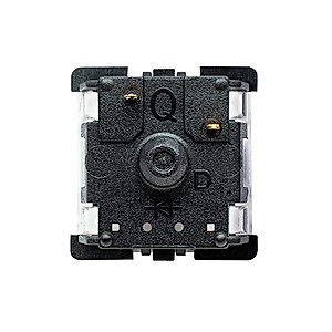 Granvela Gateron KS-8 Brown Switches with Black Bottom, Smooth Tactile Feedback, 55g Actuation Force, 3-pin Design, Compatible with Cherry MX Keyboards, 65-Pack