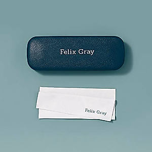 Felix Gray Roebling Blue Light Reading Glasses +2.0 Magnification, Sazerac Crystal