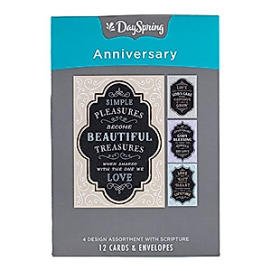 DaySpring Anniversary - Inspirational Boxed Cards - Chalkboard - 18546