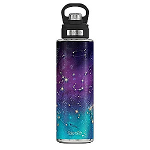 Tervis Zodiac Galaxy Insulated Tumbler 40oz Wide Mouth Bottle Stainless Steel