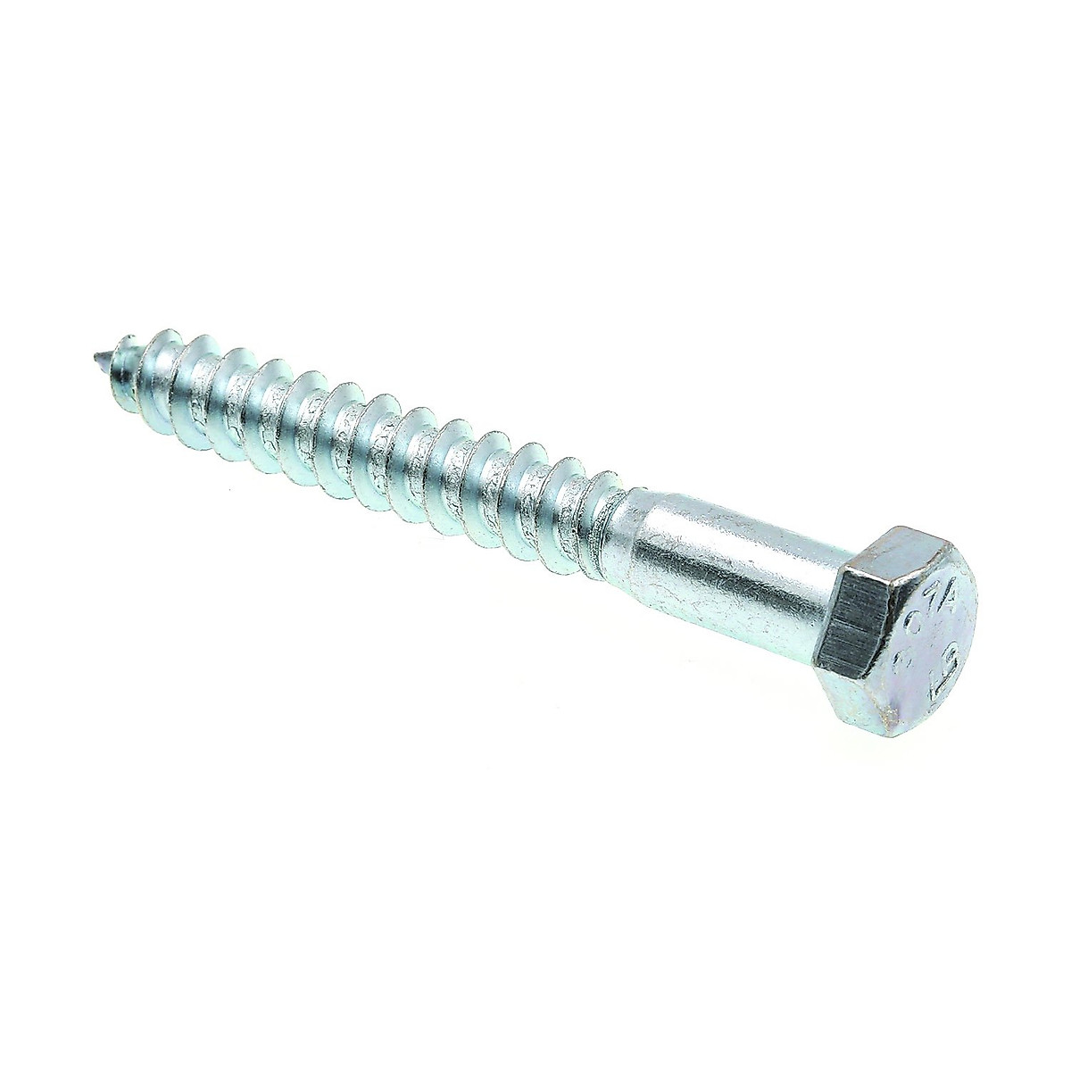 Prime-Line 9056277 Hex Lag Screws, 3/8 In. X 3 In., A307 Grade A Zinc Plated Steel (50 Pack)