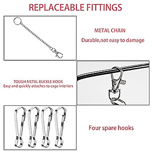 Skyeasure Small Animal Hammock, Pet Hanging Hammock, Pet Guinea Pig Rat Cage Hammock Soft Bunkbed Hanging Bed Napping Bed Sleep Nap Sack ​for Ferret Hamster Chinchilla Squirrel