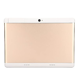 10in Tablet, PC Dual SIM Dual Standby Call Tablet for Android 11, Octa Core Processor, Built in 2GB 32GB Memory(Expandable to 128GB), HD Touch Screen, Front 200W Rear 500W Camera, Support WIFI(Gold)
