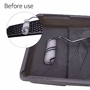 Amazon Basics 4-inch Microfiber Paint Roller Covers, 24-Pack