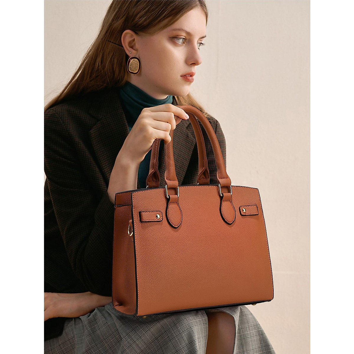 Purses and Handbags for Women Satchel Fashion Ladies Top Handle Shoulder Tote Bags