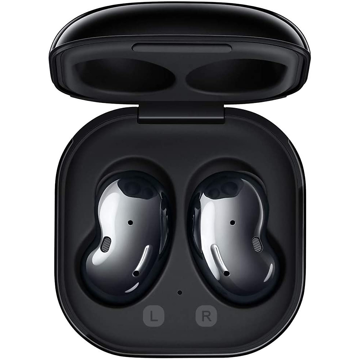 Samsung Galaxy Buds Live, Earbuds w/Active Noise Cancelling (Mystic Black) (Renewed)