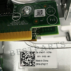 BestPartsCom New Server Riser Card Assembly w/Bracket Compatible with Dell PowerEdge R430 7N2YT 07N2YT