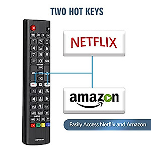 Universal Remote Control for All LG Smart TV, LG Remote Control for Smart TV OLED LCD LED HDTV 3D 4K Smart TVs with Shortcut Buttons