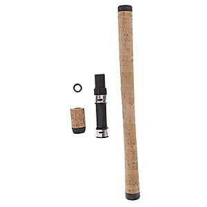 LoveinDIY 1Set DIY Cork Fishing Rod Handle Reel Seat Repair Composite Rod Grip