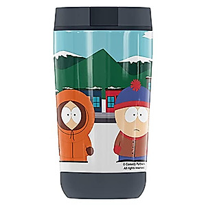 THERMOS South Park Cartman, Stan, Kyle, Kenny Town Pose GUARDIAN COLLECTION Stainless Steel Travel Tumbler, Vacuum insulated & Double Wall, 12 oz.