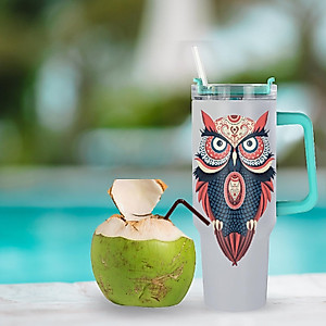 sweet grain 40oz Sublimation Tumbler with Handle and Straw Lid, 20 Pcs Double Wall Vacuum Reusable Stainless Steel Insulated Water Bottle Travel Mug Cup, Mixed Color, DIY Gift