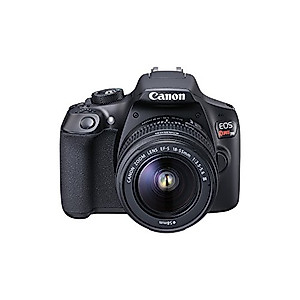 Canon EOS Rebel T6 Digital SLR Camera Kit with EF-S 18-55mm f/3.5-5.6 DC III Lens (Black)