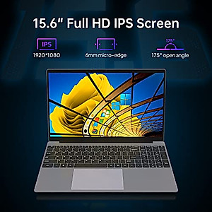 ApoloSign Versatile 15.6 Inch Laptop | Intel N5095 CPU, 12GB RAM | 512GB SSD | FHD IPS Display | Long Battery Life
