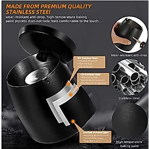 Outdoor Cigarette Ashtray with Lid Smokeless Stainless Steel Ash Trays Covered Windproof Smell Proof Ashtrays for Outside Patio Home Odorless Office Tabletop