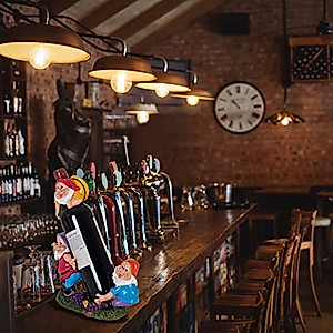 Starsoul Gnome Wine Bottle Holder Funny Single Wine Rack Resin Wine Holder Holiday Party Decor for Home Kitchen Bar Countertop Tabletop