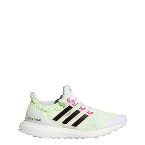 adidas Women's Ultraboost DNA, White, Black, Signal Green, 9