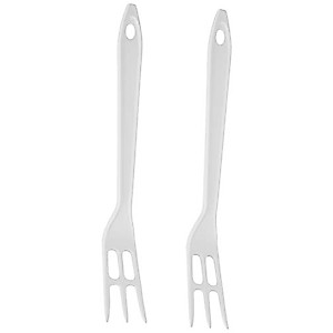 Hutzler Waffle Fork, 11", White,3702-2WH,2