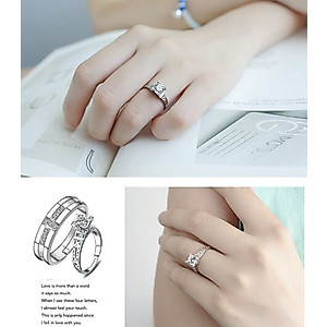 Gold Plated Solitaire Style Eiffel Tower Ring with AAA Round Cubic Zircon Crystal Wedding Engagement Ring Fashion Jewelry for Women (7.5)