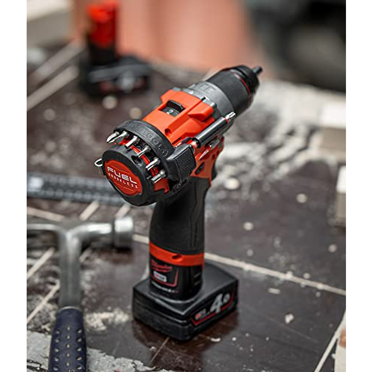 M12 Bit holder for Milwaukee Gen2 Drill Driver - Milwaukee Packout Accessories - Magnetic Bit Holder For M12 Surge Drill Driver - Milwaukee Bit Holder for M12 2503 and 2504(not impact)