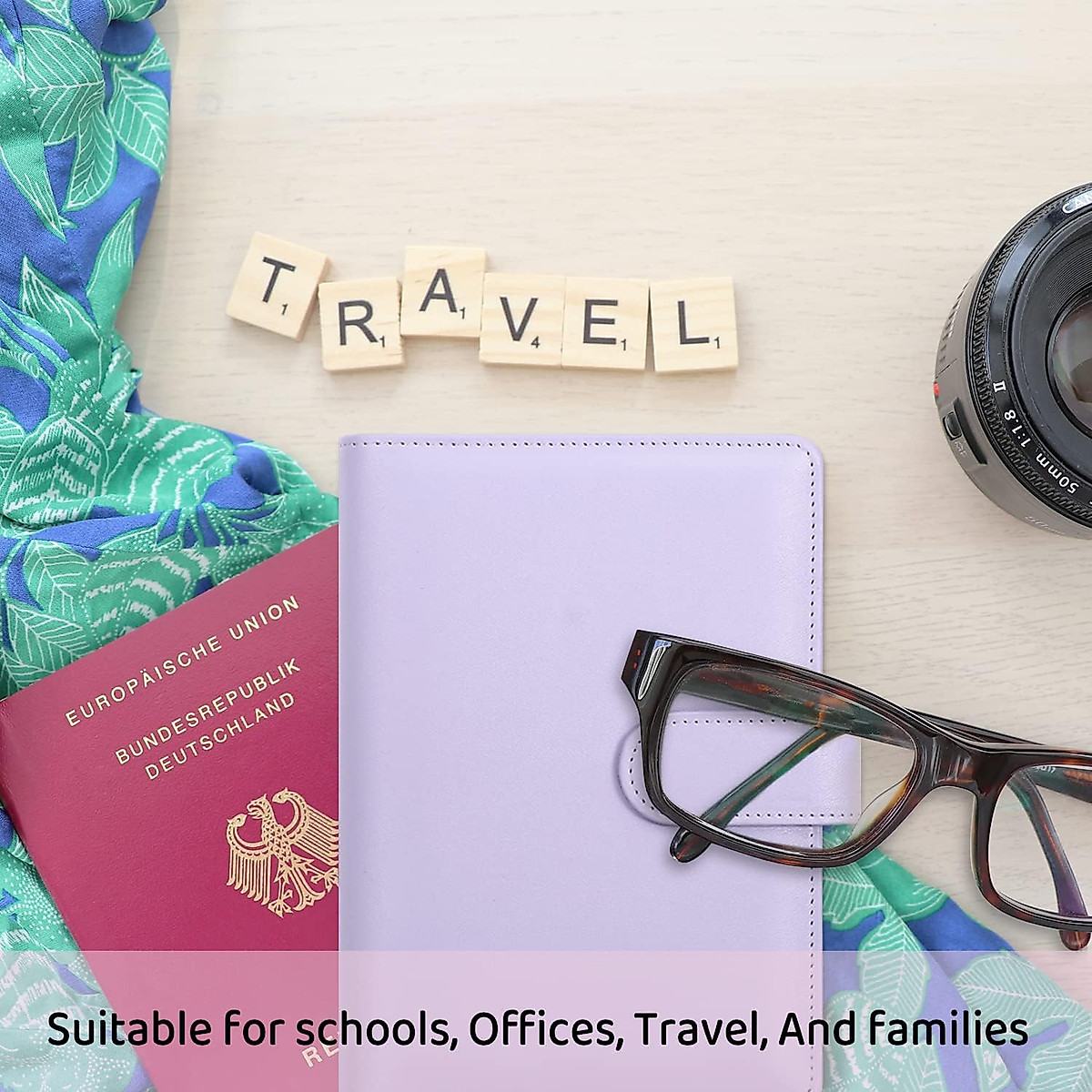 SKYDUE A6 Budget Binder,Money Organizer for Cash with 8pcs Zipper Envelopes,12pcs Expense Budget Sheets & 24 Rose Gold Sticky Labels,Money Saving Binder for Budgeting